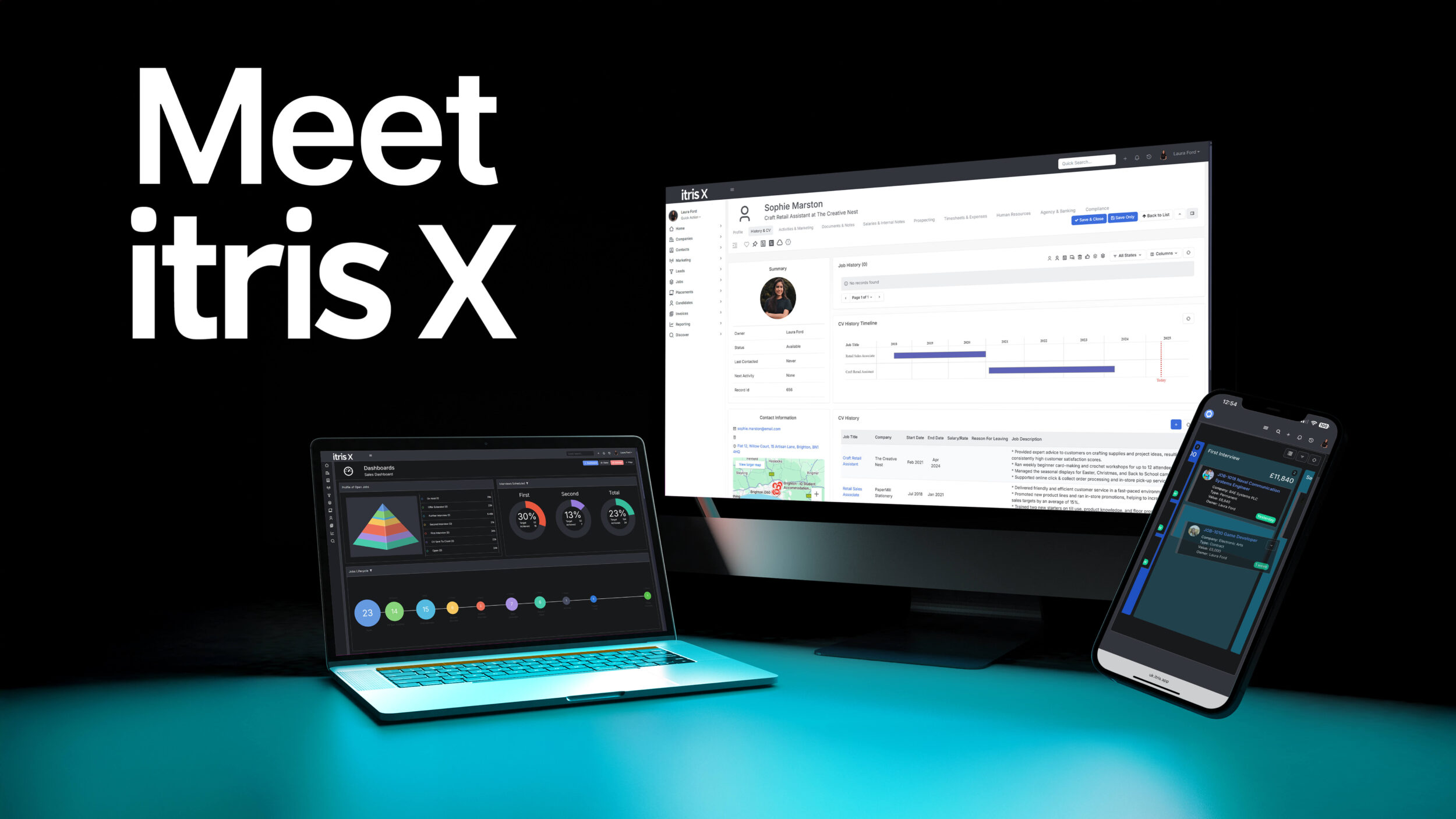 Recruitment CRM & ATS with built in AI | itris CRM Software